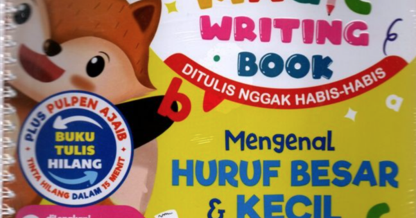 Magic Writing Book Huruf Besar & Kecil