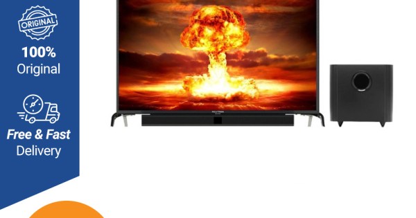 LED TV 43 Inch Polytron Full HD Cinemax Soundbar + Sound Wave PLD-43BV1558