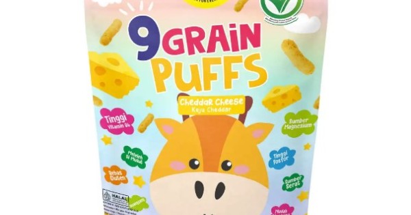 [GIFT Not For Sale] Nola 9 Grain Puffs Cheddar Cheese