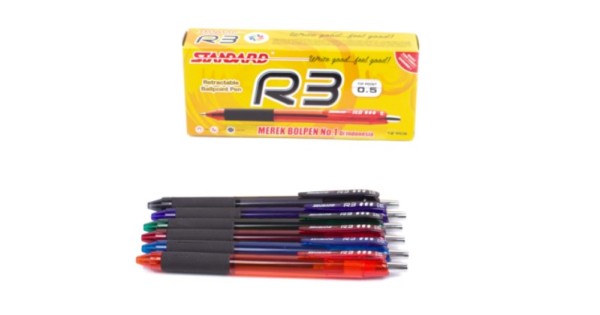 Pulpen Standard R3 Blue (Pack)