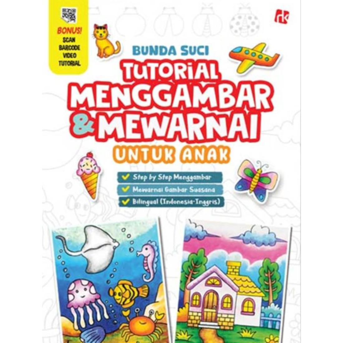 Tutorial Menggambar & Mewarnai untuk Anak