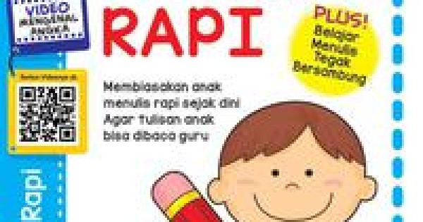 Anak TK dan SD Kelas 1 & 2 Belajar Menulis Rapi