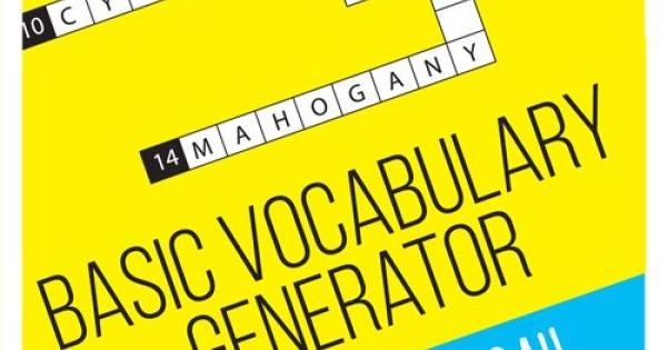 Basic Vocabulary Generator
